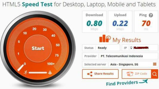 10 Situs Tes Kecepatan Internet Online Gratis Terbaik