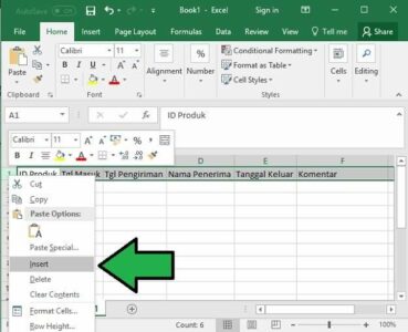Cara Membuat Template Stok Barang Sederhana di Excel