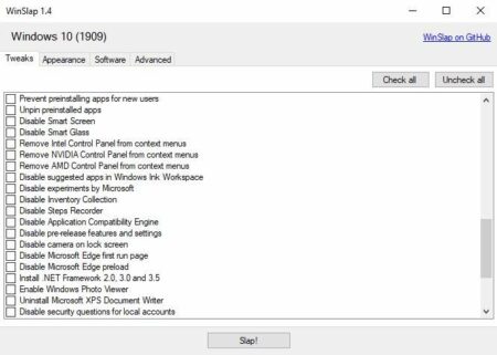 Optimasi Windows 10 dengan WinSlap