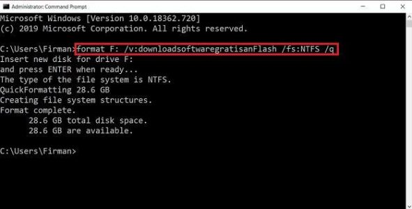 4 Cara Format Flash Disk Windows 10