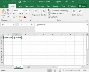 Cara Membuat Template Stok Barang Sederhana di Excel